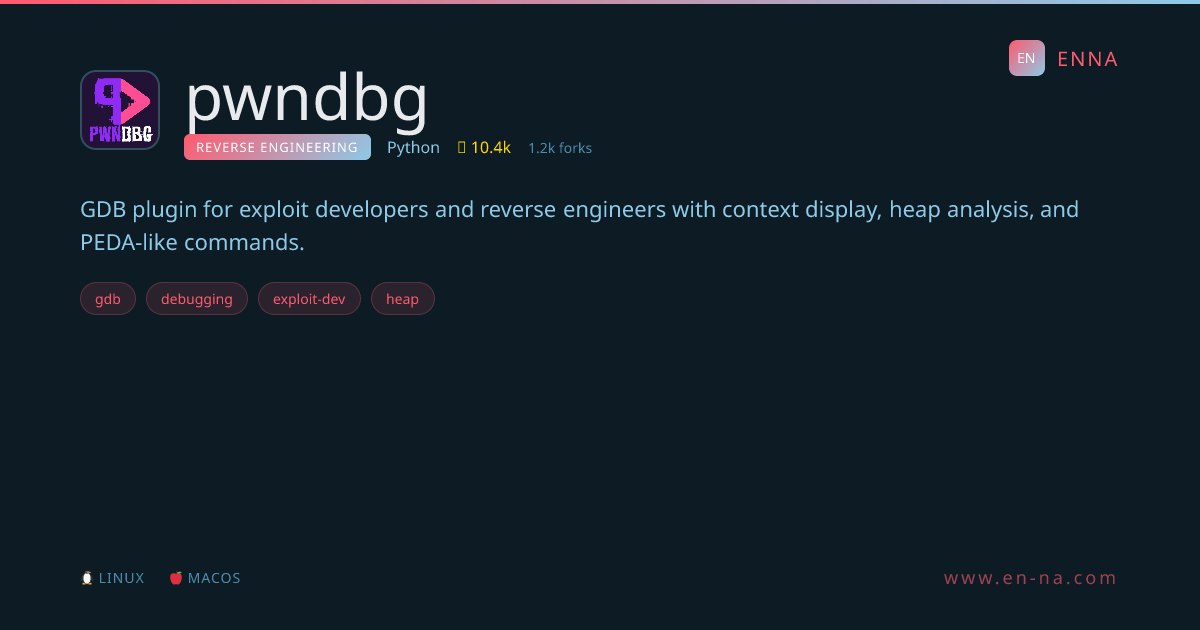 pwndbg - Reverse Engineering - ENNA